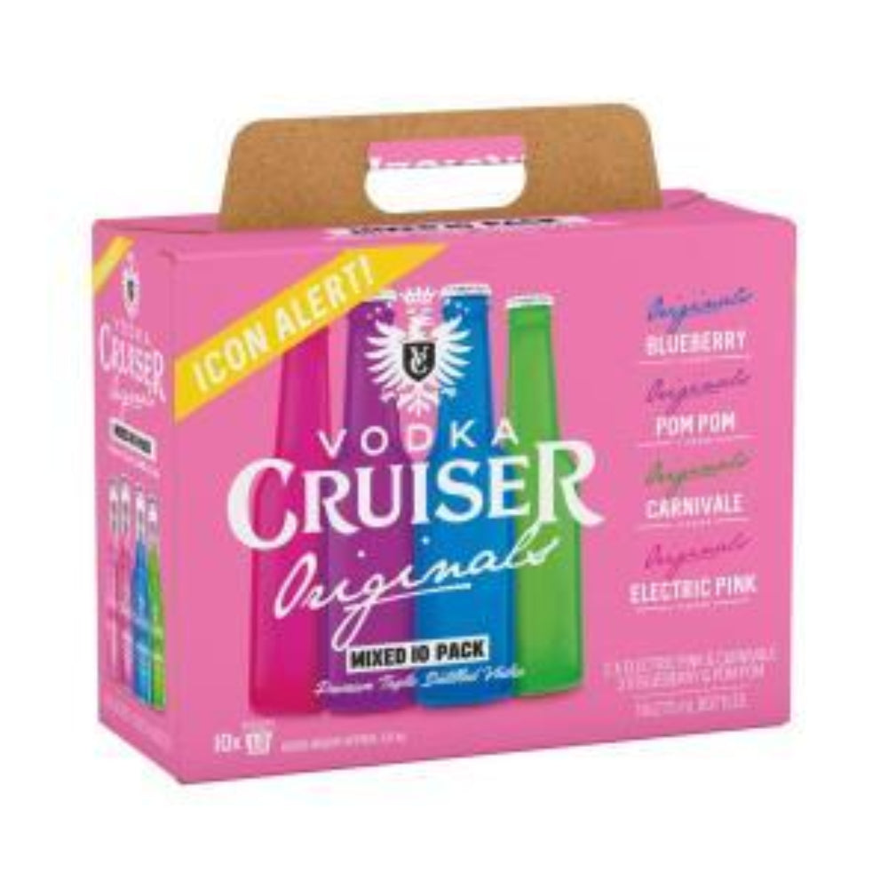 Vodka Cruiser Original Mixed 10 Pack – Premix King Punchbowl