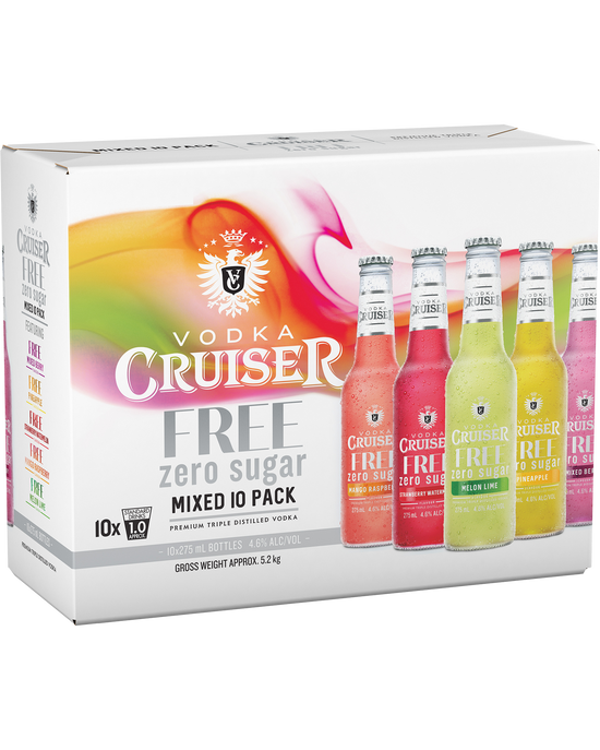 Vodka Cruiser Mixed 10 Pack – Premix King Punchbowl