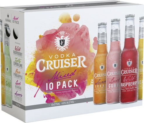 Vodka Cruiser Mixed 10 Pack – Premix King Punchbowl
